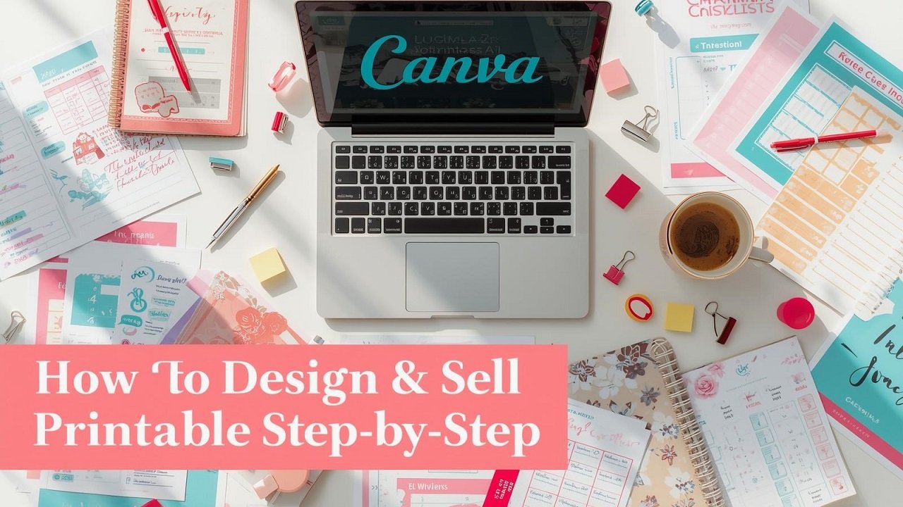 CANVA TUTORIAL: How to Design & Sell Printables Step-by-Step